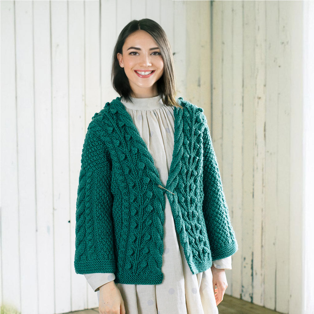 aran cardigan – あみものレシピ